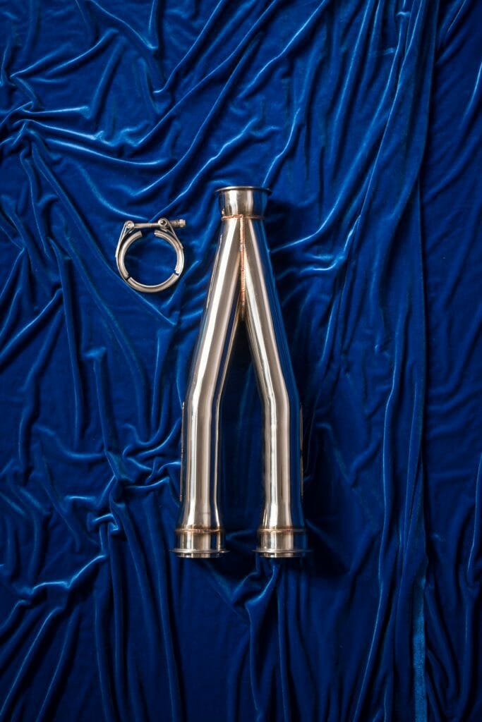 Long Tube Headers w/Straight Pipe (VQ37VHR) - MOTORDYNE Engineering