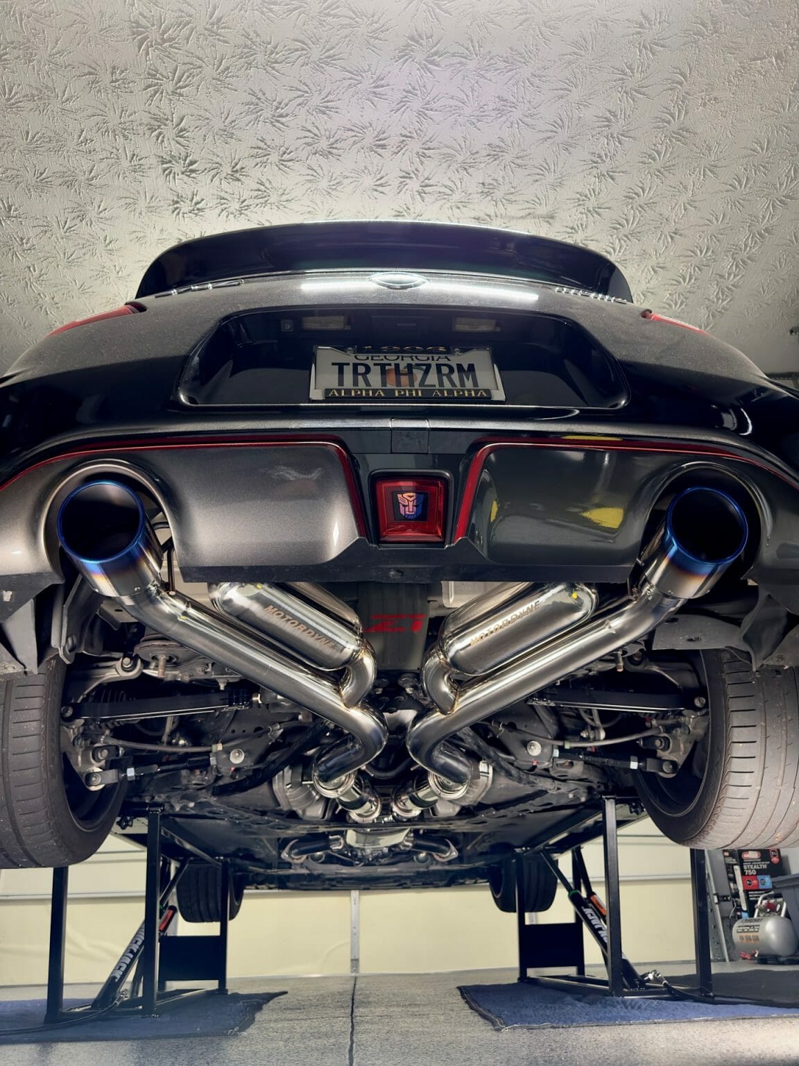 Nissan 370Z Exhaust - Motordyne ShockWave))) - MOTORDYNE Engineering